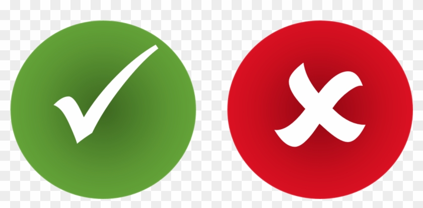 Right Wrong Icon Png Checkmark Green Png Right And Wrong Symbols