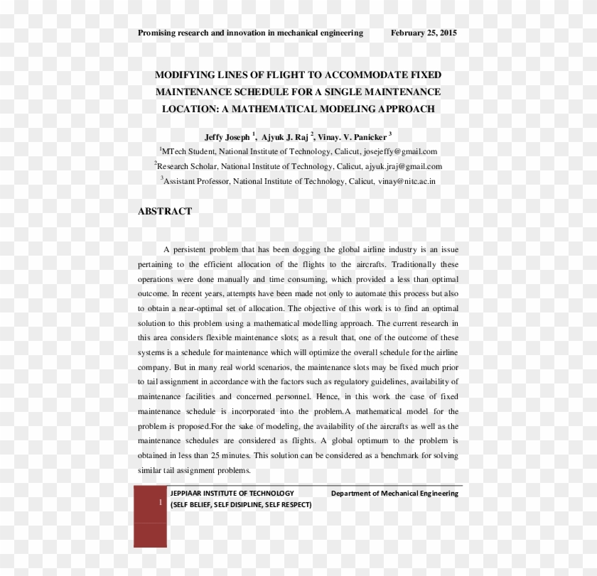 Modifying Lines Of Flight To Accommodate Fixed Maintenance - (page 5 ... Modifying Lines Of Flight To Accommodate Fixed Maintenance - (page 5 ...
