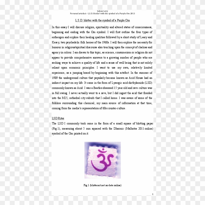 Pdf - Lsd, HD Png Download - 595x842 (#2050195) - PinPng