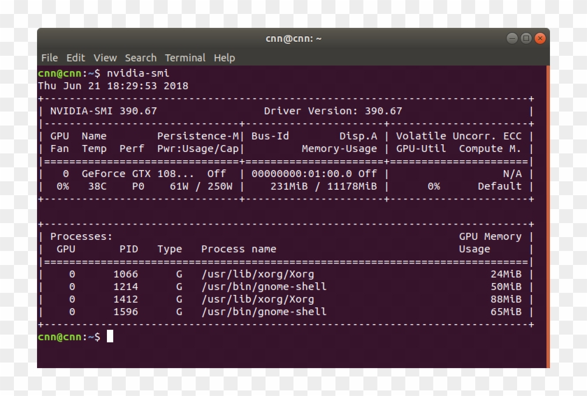 Gpu Driver Is Successfully Installed - Ubuntu 16.04 Nvidia Smi, HD Png Download - 734x488 ...