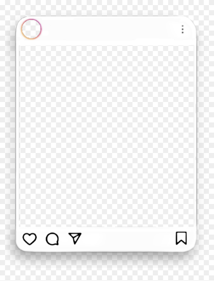 #instagram #frame #overlay #layers, Hd Png Download - 1024x1295 