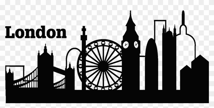 London Silhouette City Skyline - London Eye Wall Sticker, HD Png ... London Silhouette City Skyline - London Eye Wall Sticker, HD Png ...