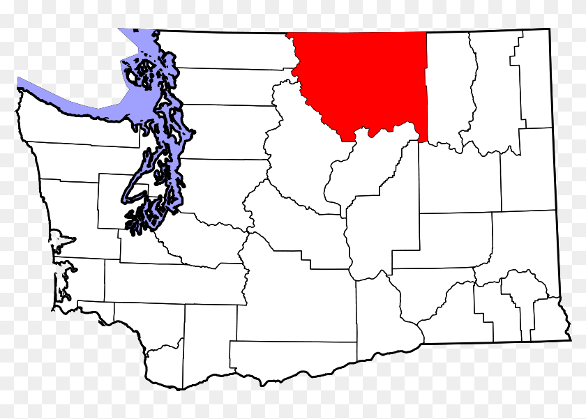 Blank Washington State County Map HD Png Download 800x521 3128549 PinPng
