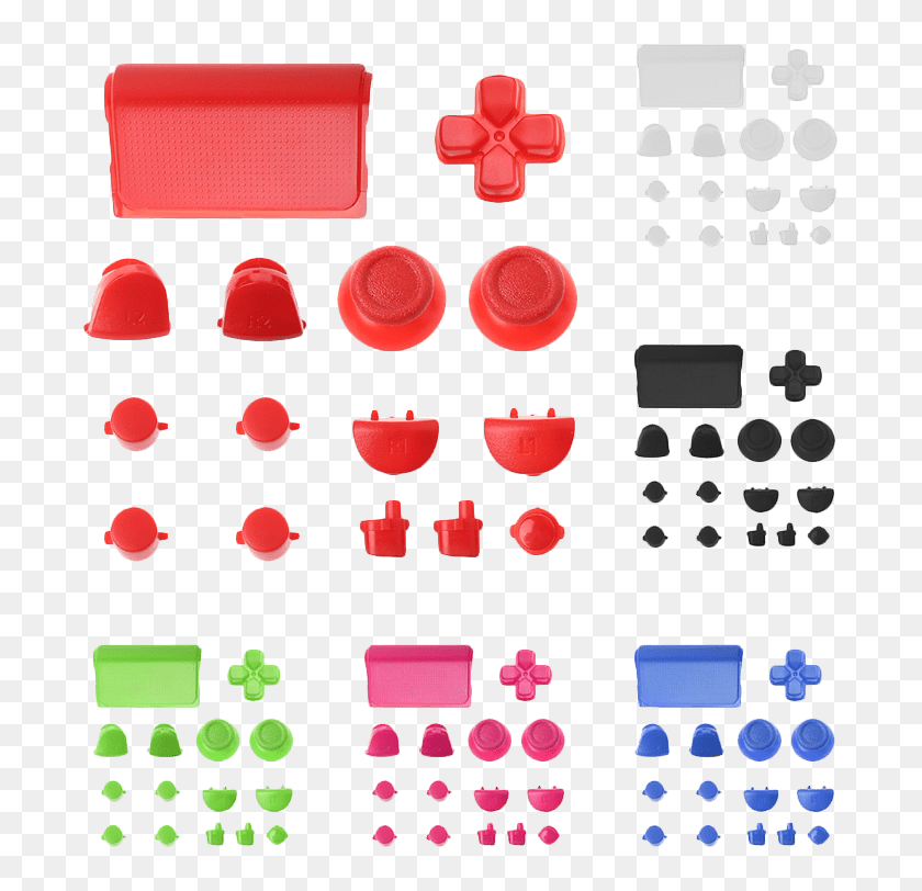 Playstation 4 Controller Button Set Ps4 Dualshock 4 Hd Png Download