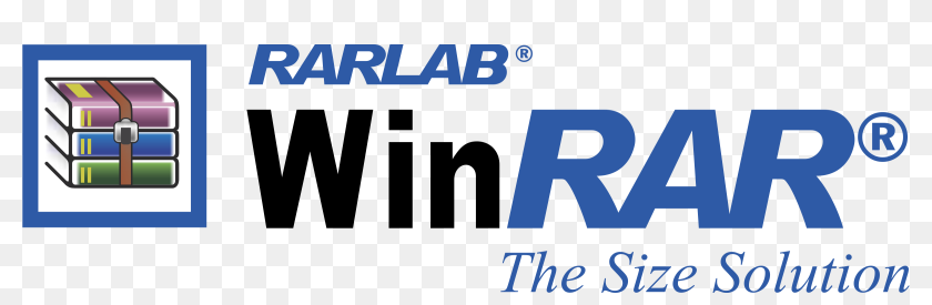 Winrar Logo Png Transparent - Winrar Logo, Png Download - 2400x674 (#4423724) - PinPng