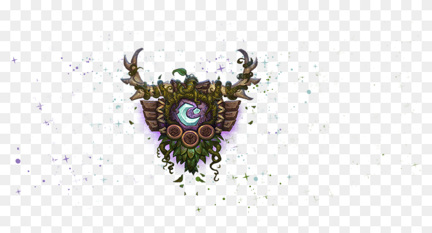 Druid Logo Wow Hd Png Download 1500x659 5081297 Pinpng