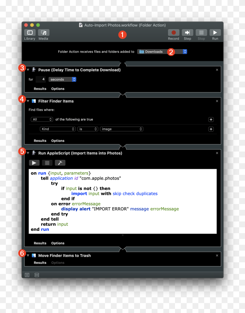 Folder Action Workflow Hd Png Download 1564x1930 5359791 Pinpng