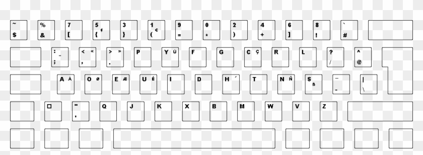 Dvorak-keymap, HD Png Download - 1053x336 (#547377) - PinPng