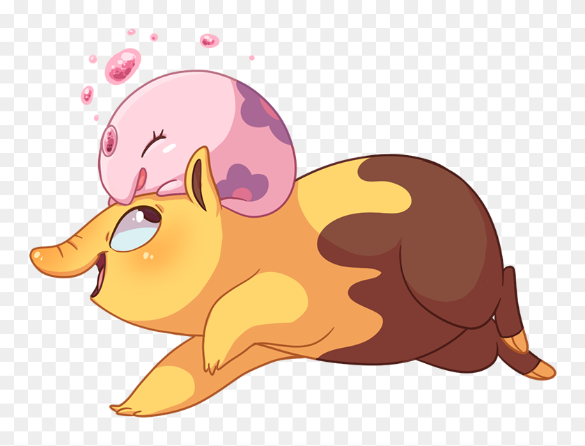 Pokemon Myart Drowzee Munna Musharna Hypno Finallyyy Pokemon Drowzee And Munna Hd Png