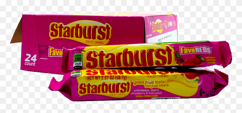 Starburst Favereds 24 Packs Starburst Candy Hd Png Download 800x600 6040471 Pinpng