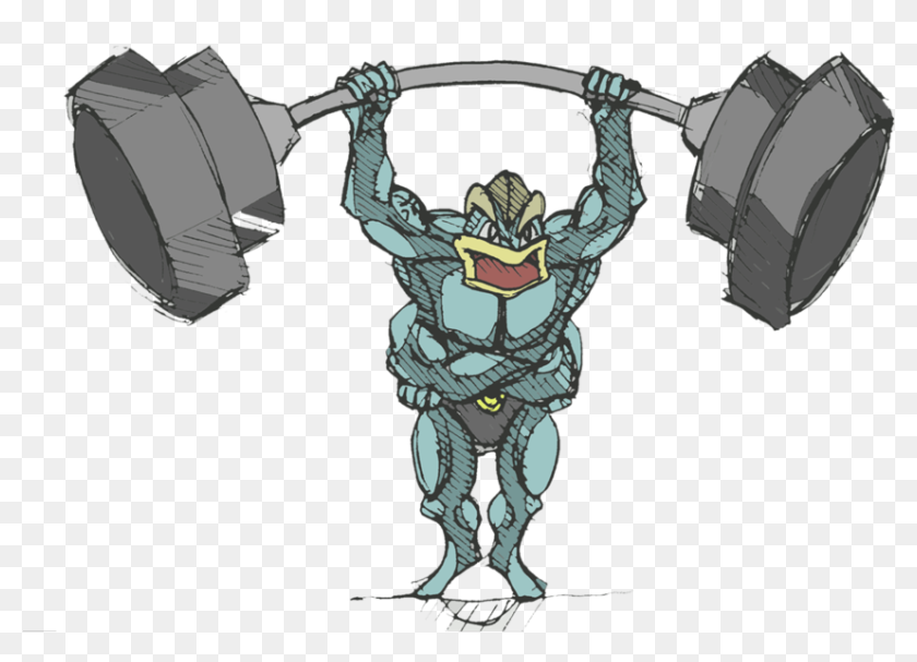 Sexy Machamp Cartoon Hd Png Download 900x608 6335601 Pinpng