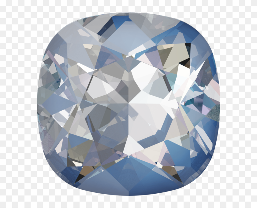Swarovski 4470 Cushion Square Fancy Stone Crystal Ocean - Crystal, HD Png Download - 600x601 ...