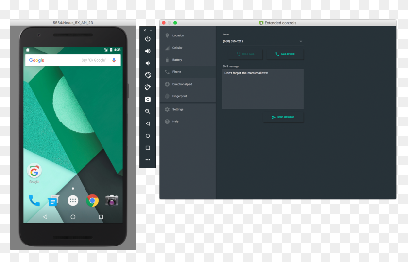 Android Emulator Android Emulator Hide Sidebar Hd Png Download 1413x840 6678295 Pinpng