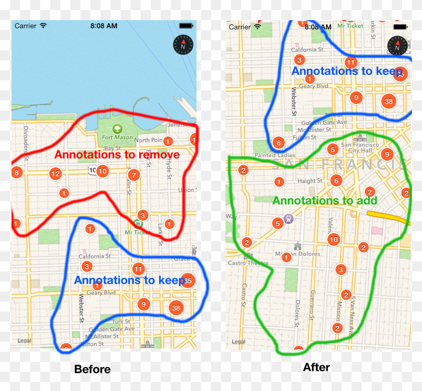 Adding Annotations - React Native Maps Overlay, HD Png Download - 1388x1221 (#6710557) - PinPng