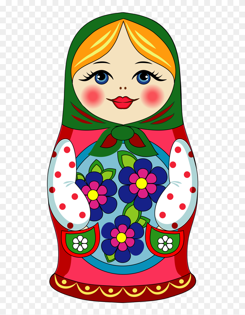 Матрешка Вектор - Matryoshka Png, Transparent Png - 520x1001 (#6716670 ...
